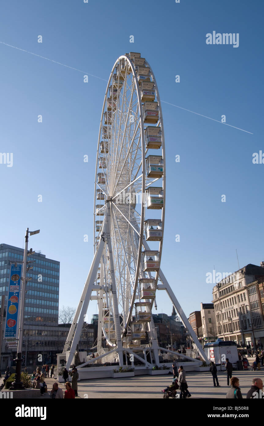 Nottingham Eye in the Market Square Stock Photo - Alamy