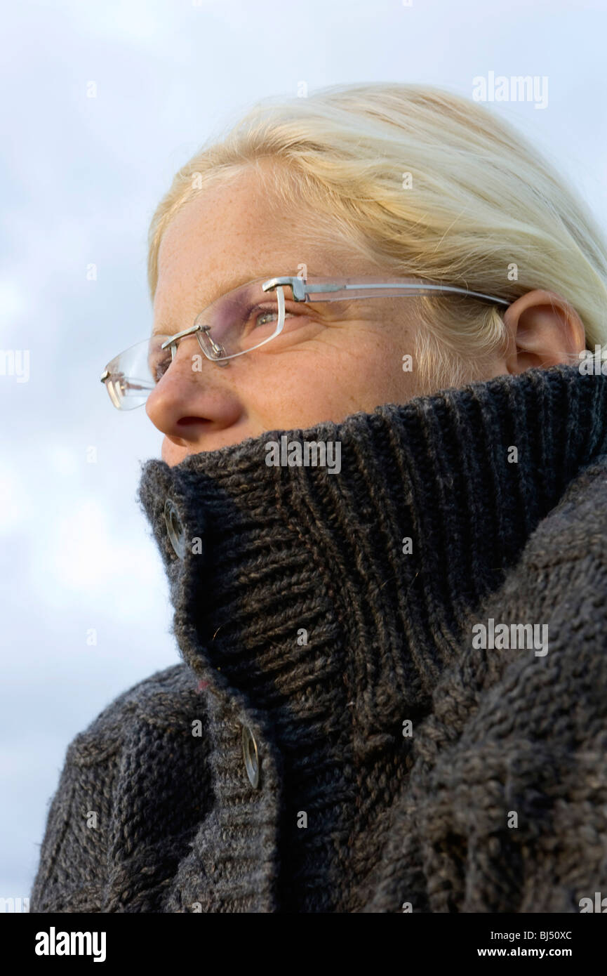 Upturned collar hi-res stock photography and images - Alamy