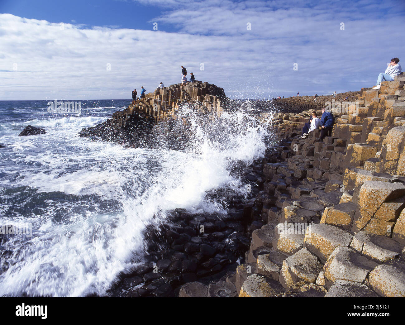 The Giant's Causeway, County Antrim, Northern Ireland, United Kingdom ...