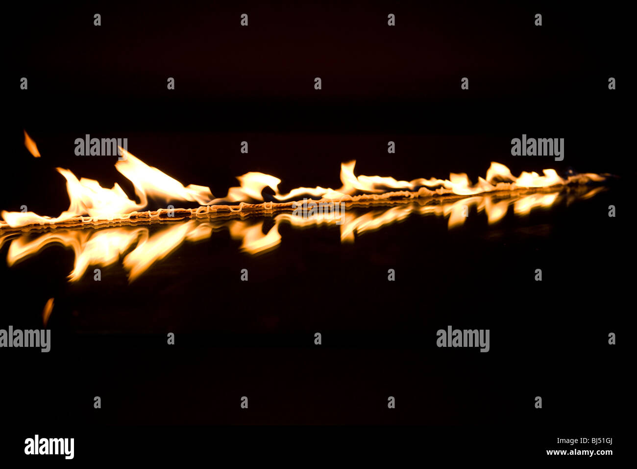 Trail of flame Stock Photo - Alamy