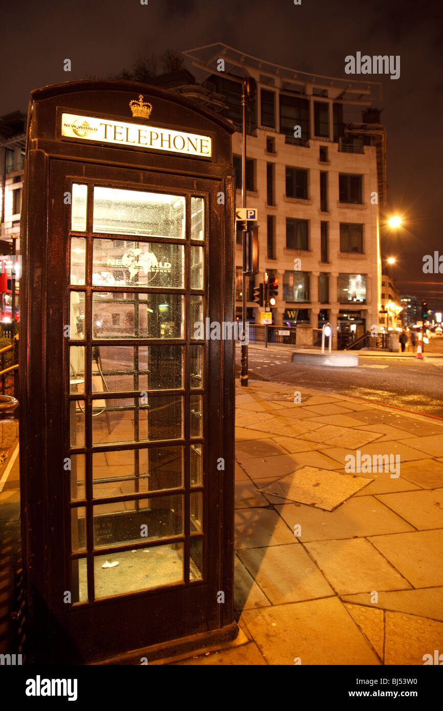 phone booth in London Stock Photo - Alamy