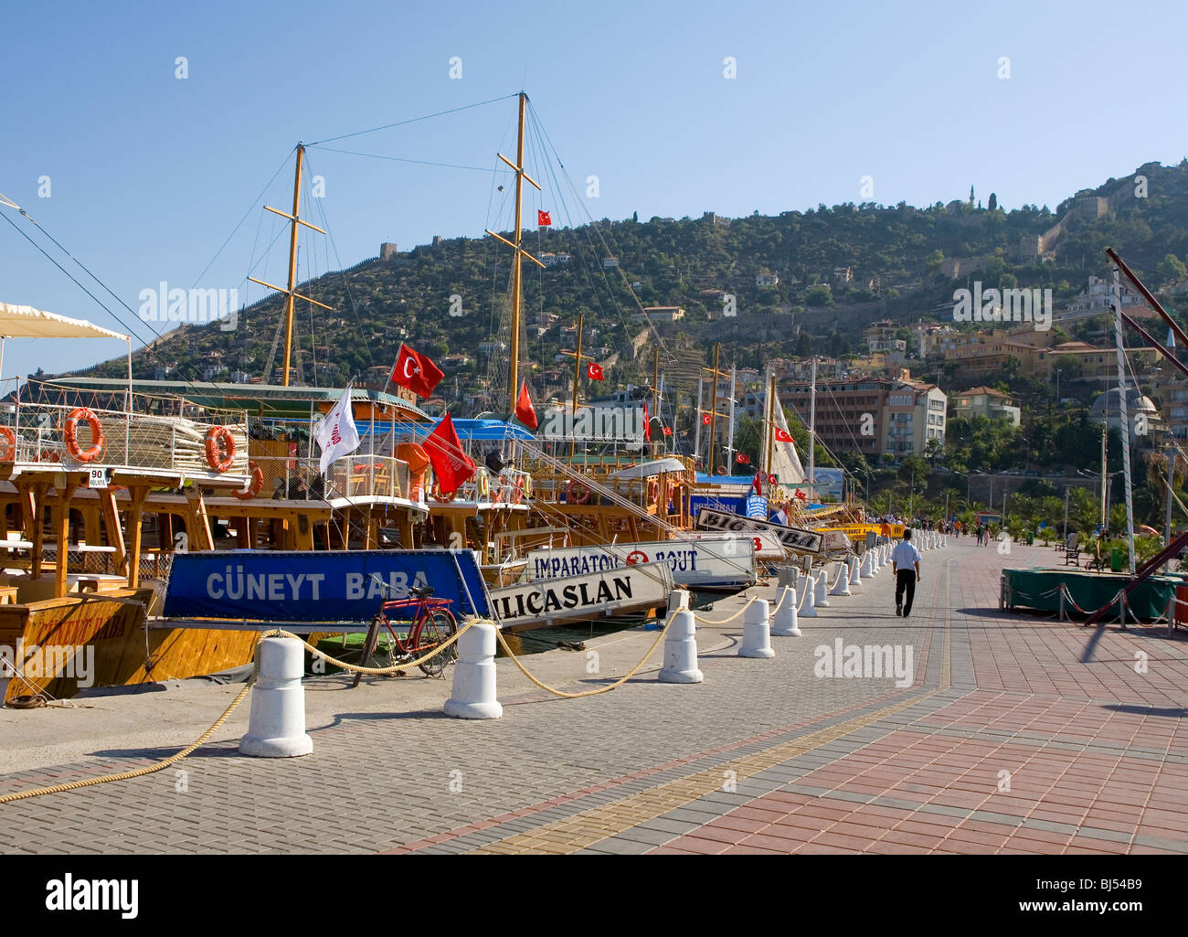Alanya sightseeing boats hi-res stock photography and images - Alamy