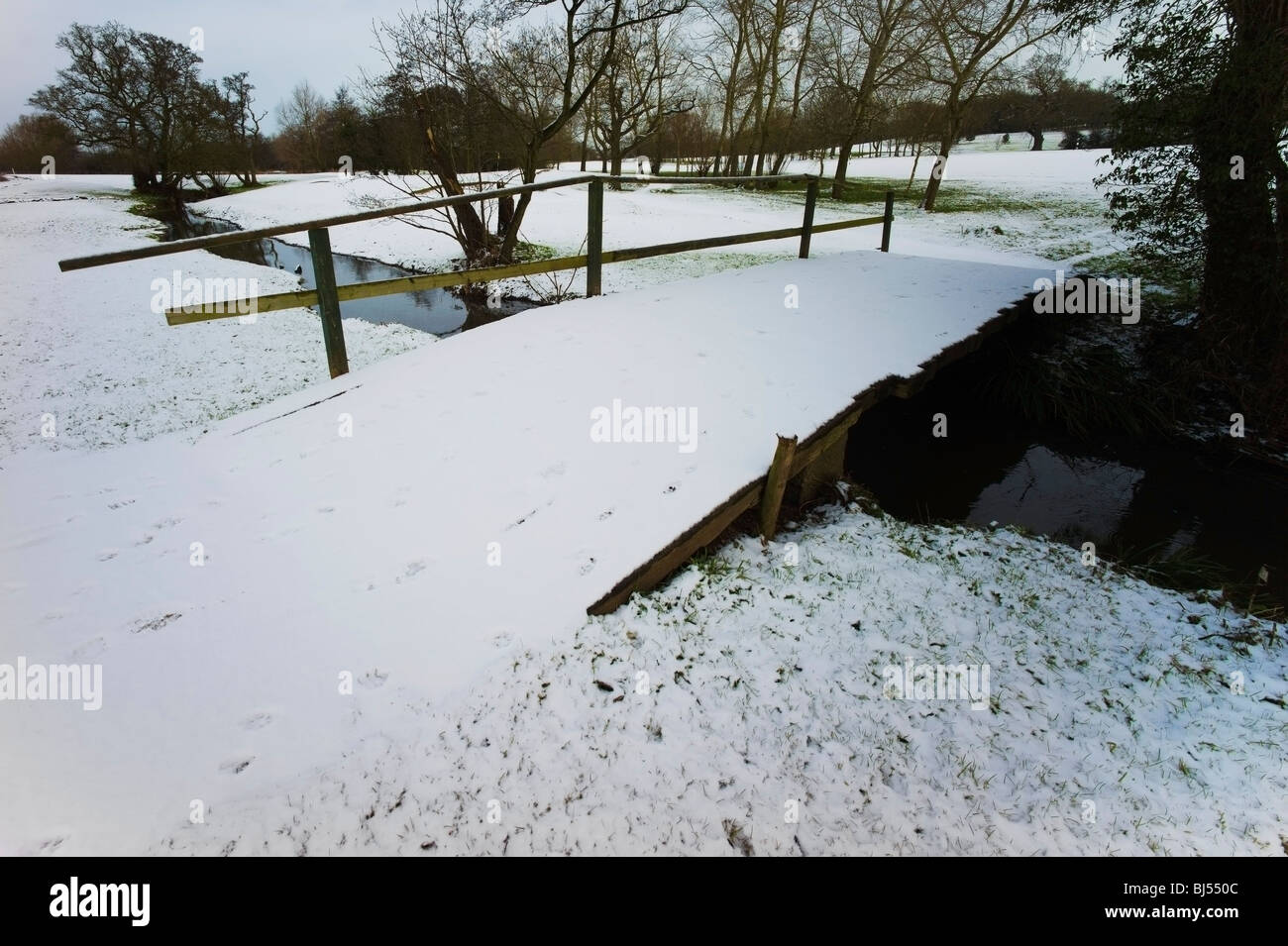 A snow covered rural landscape in the countryside Stock Photo - Alamy