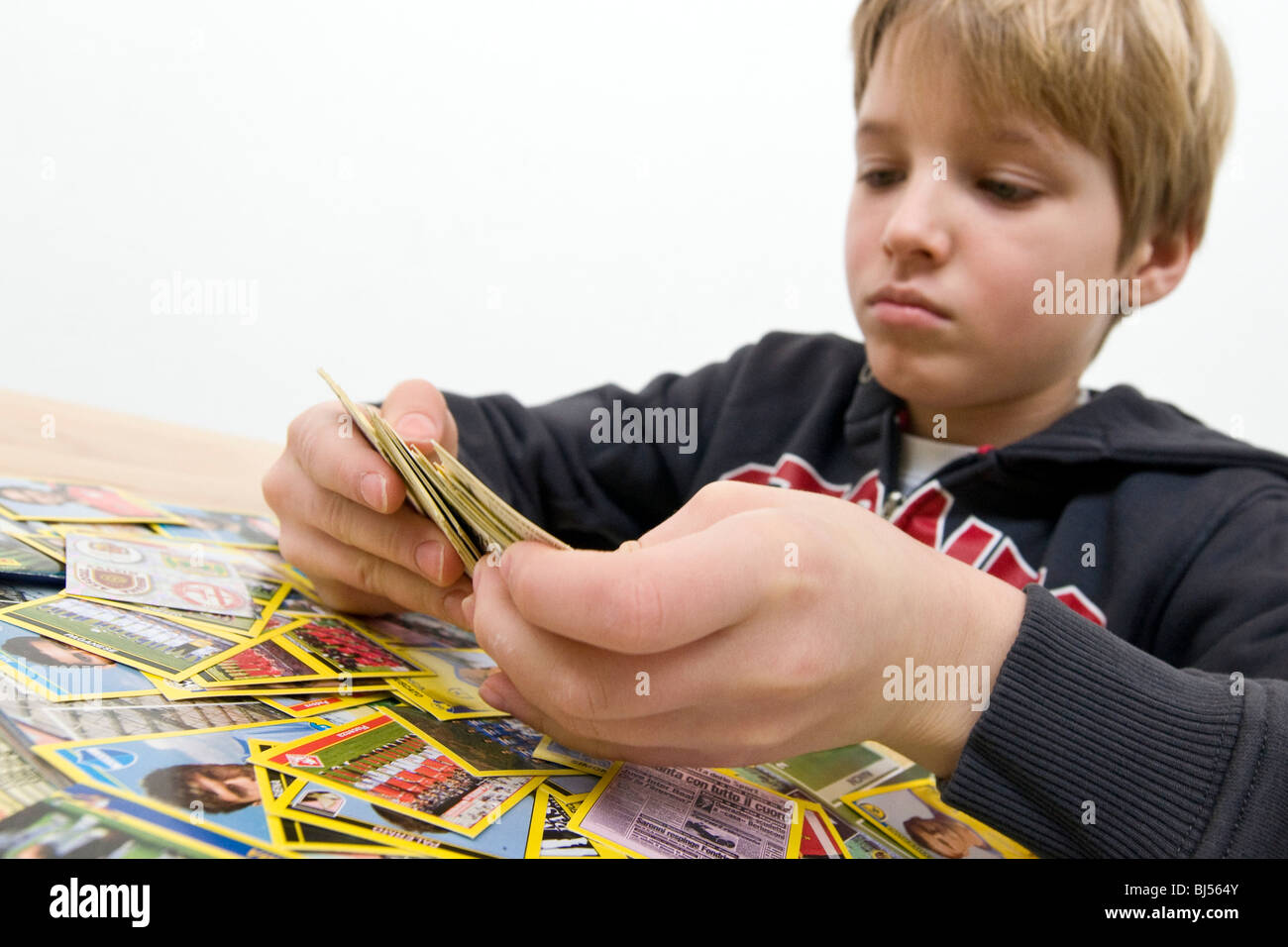 Football cards hi-res stock photography and images - Alamy