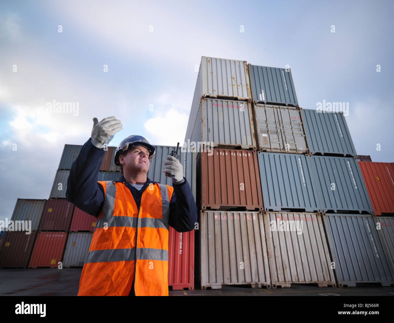 Authority communication standing gesturing holding hi-res stock ...