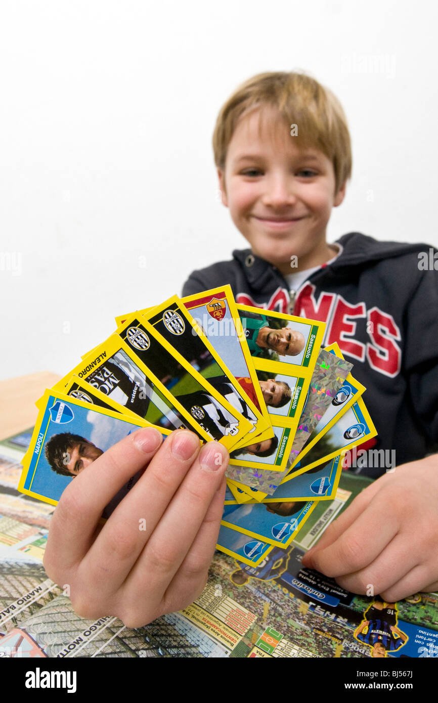 Football cards collection hi-res stock photography and images - Alamy