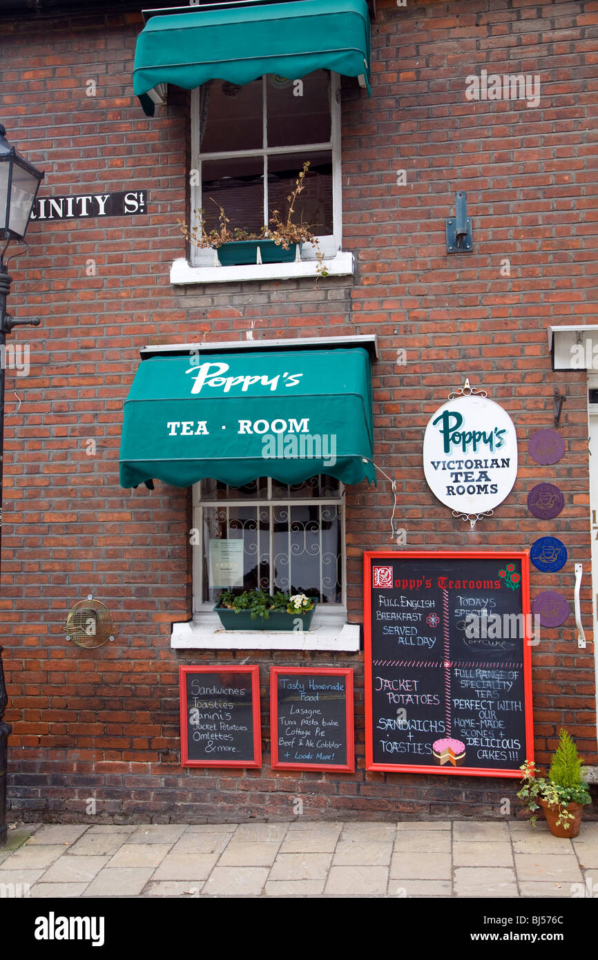 Perry's tea room Trinity Street Colchester, Essex, England Stock Photo ...