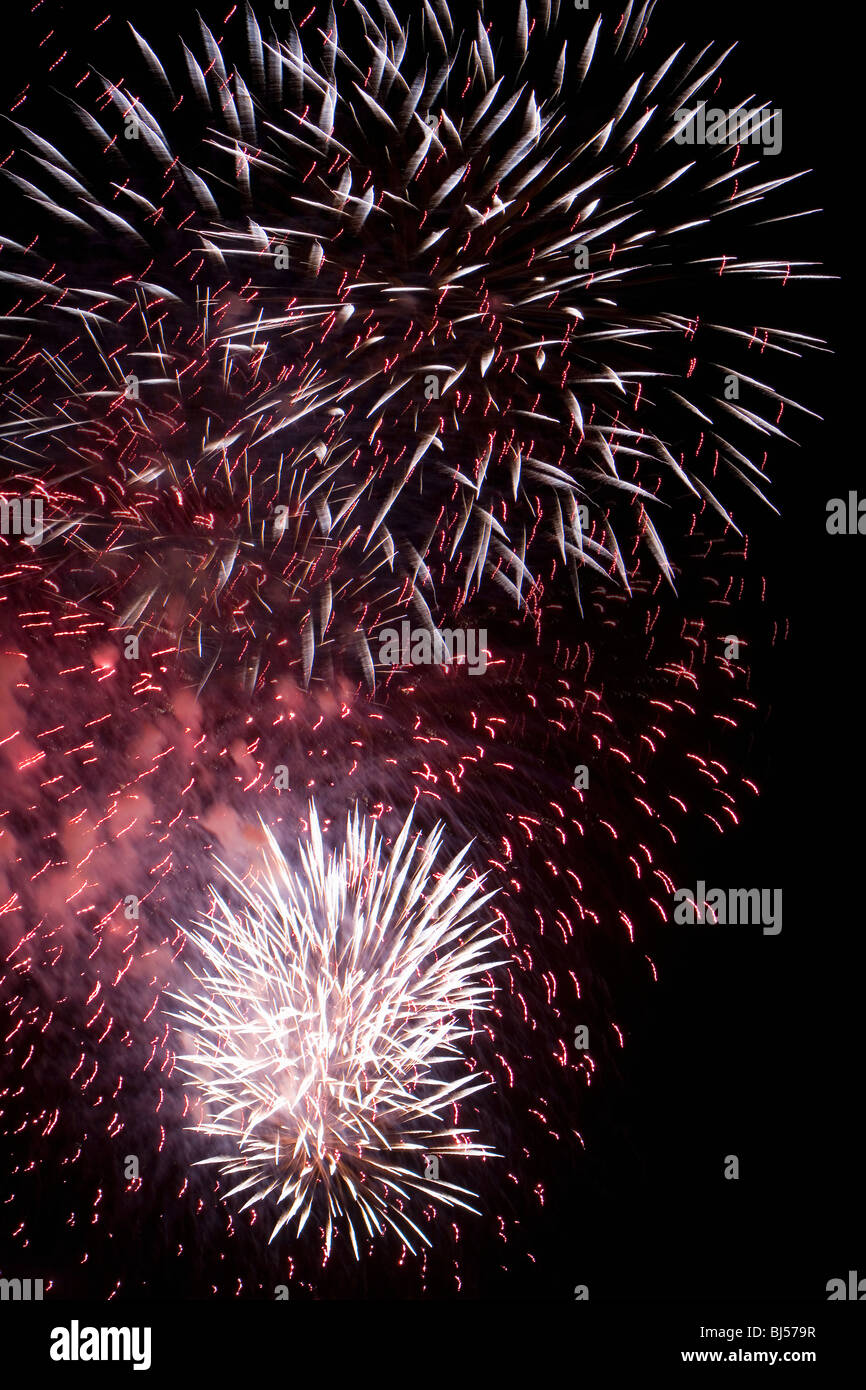 fireworks by night Stock Photo - Alamy