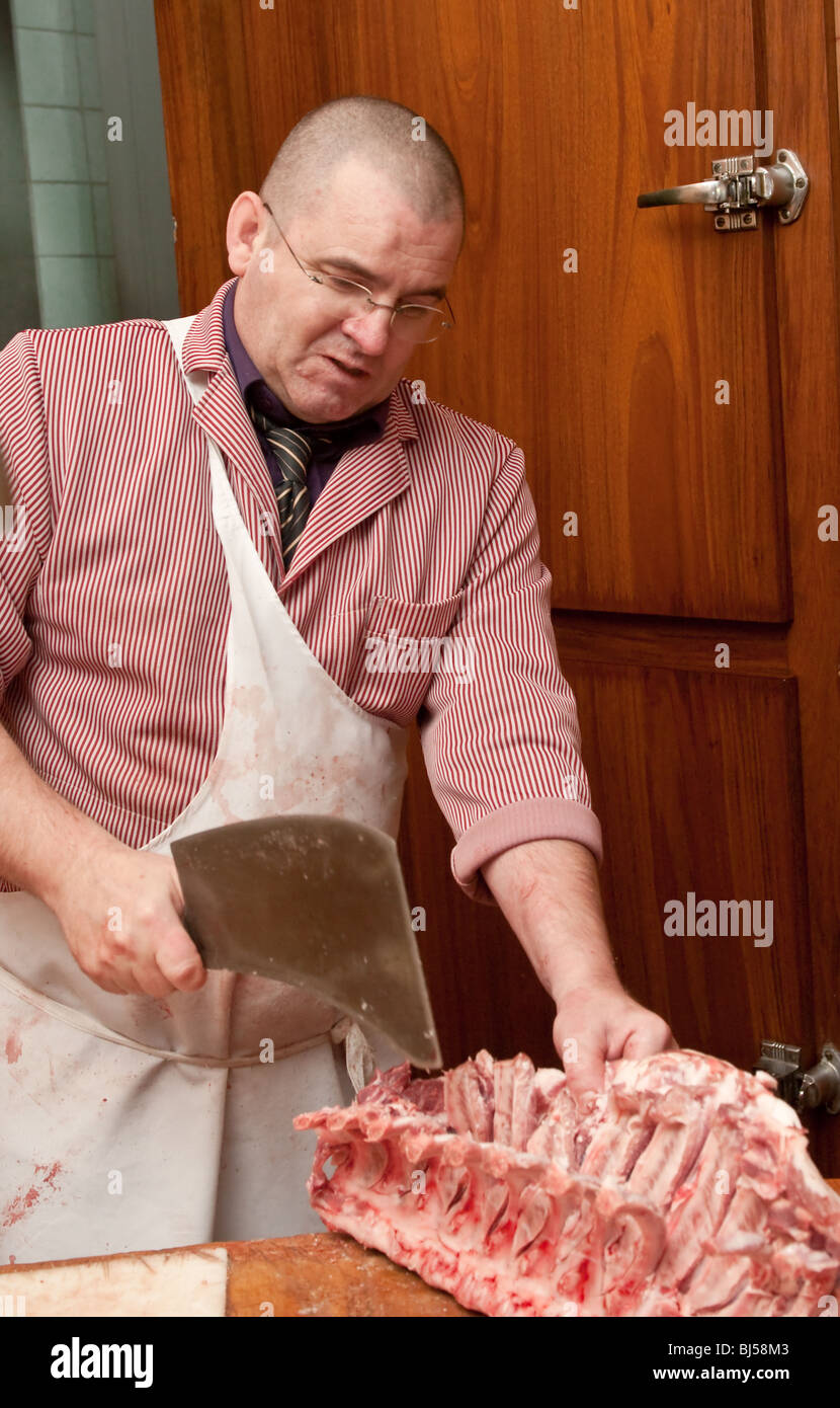 Skilled butcher hi-res stock photography and images - Alamy