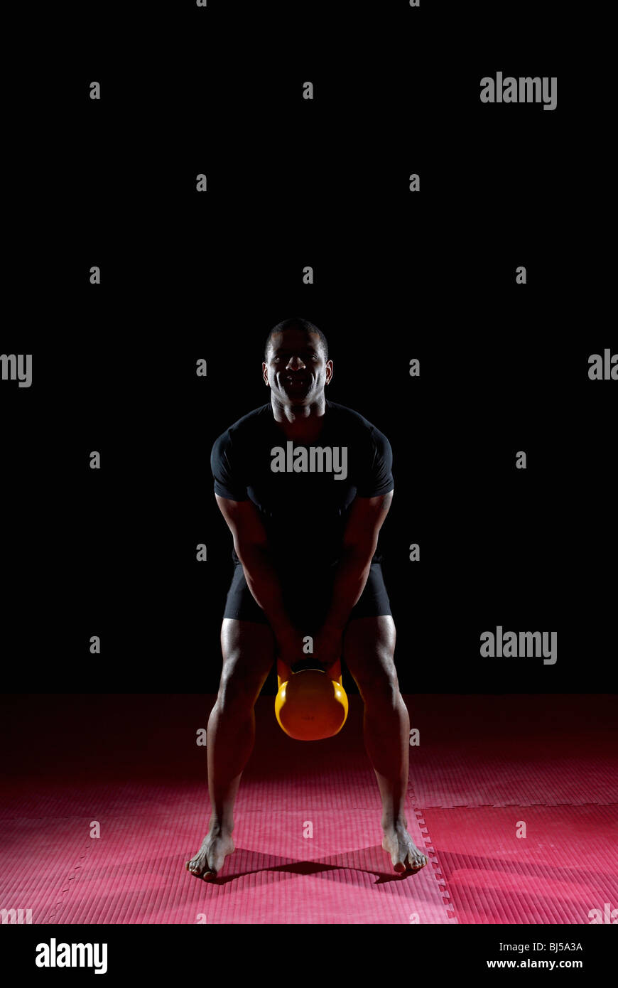 Male body builder front view hi-res stock photography and images - Alamy