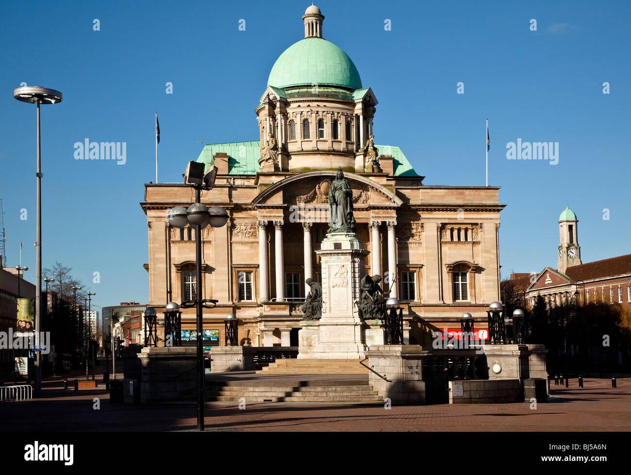 City Hall, Queen Victoria Square, Kingston upon Hull, Yorkshire Stock ...