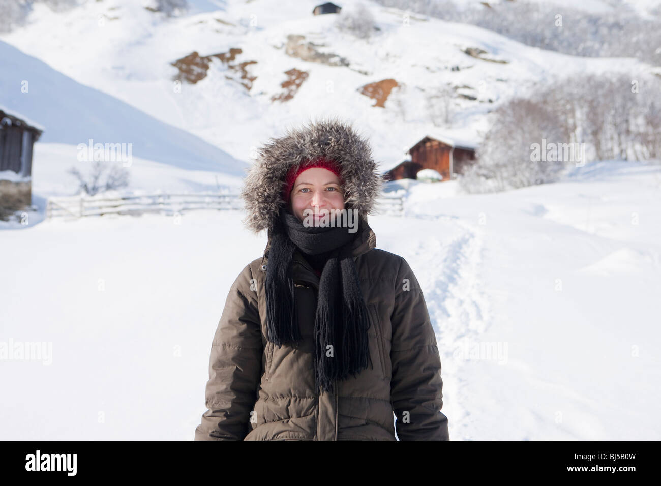 Hood up jacket hi-res stock photography and images - Alamy
