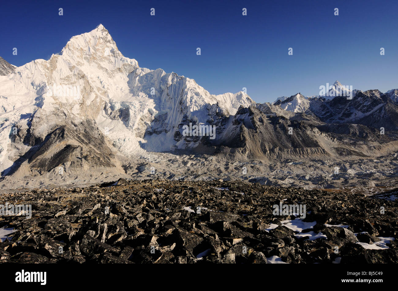 Mt. Nuptse in the Khumbu Region, Nepal Stock Photo - Alamy