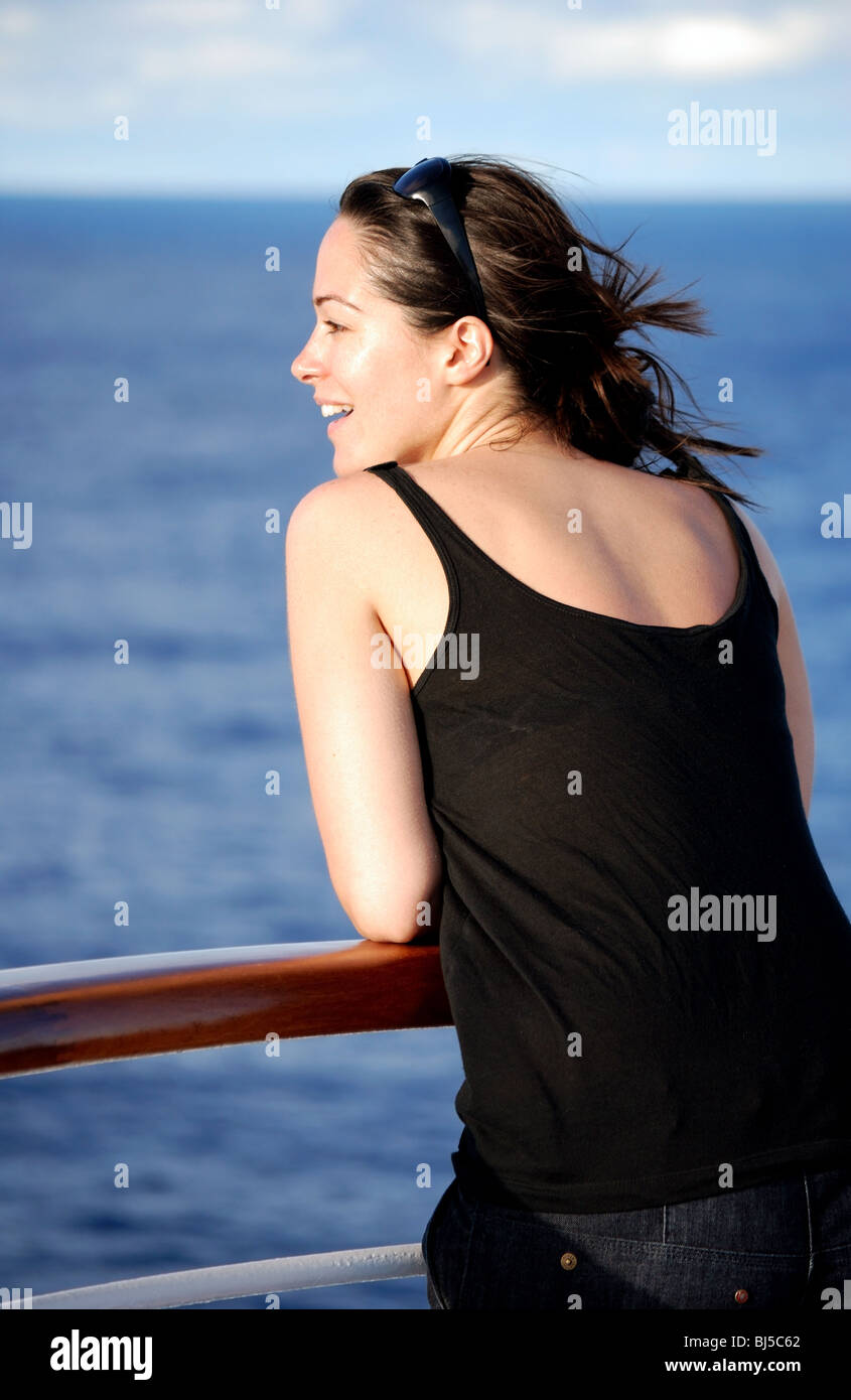 Looking out to sea cruise ship hi-res stock photography and images - Alamy