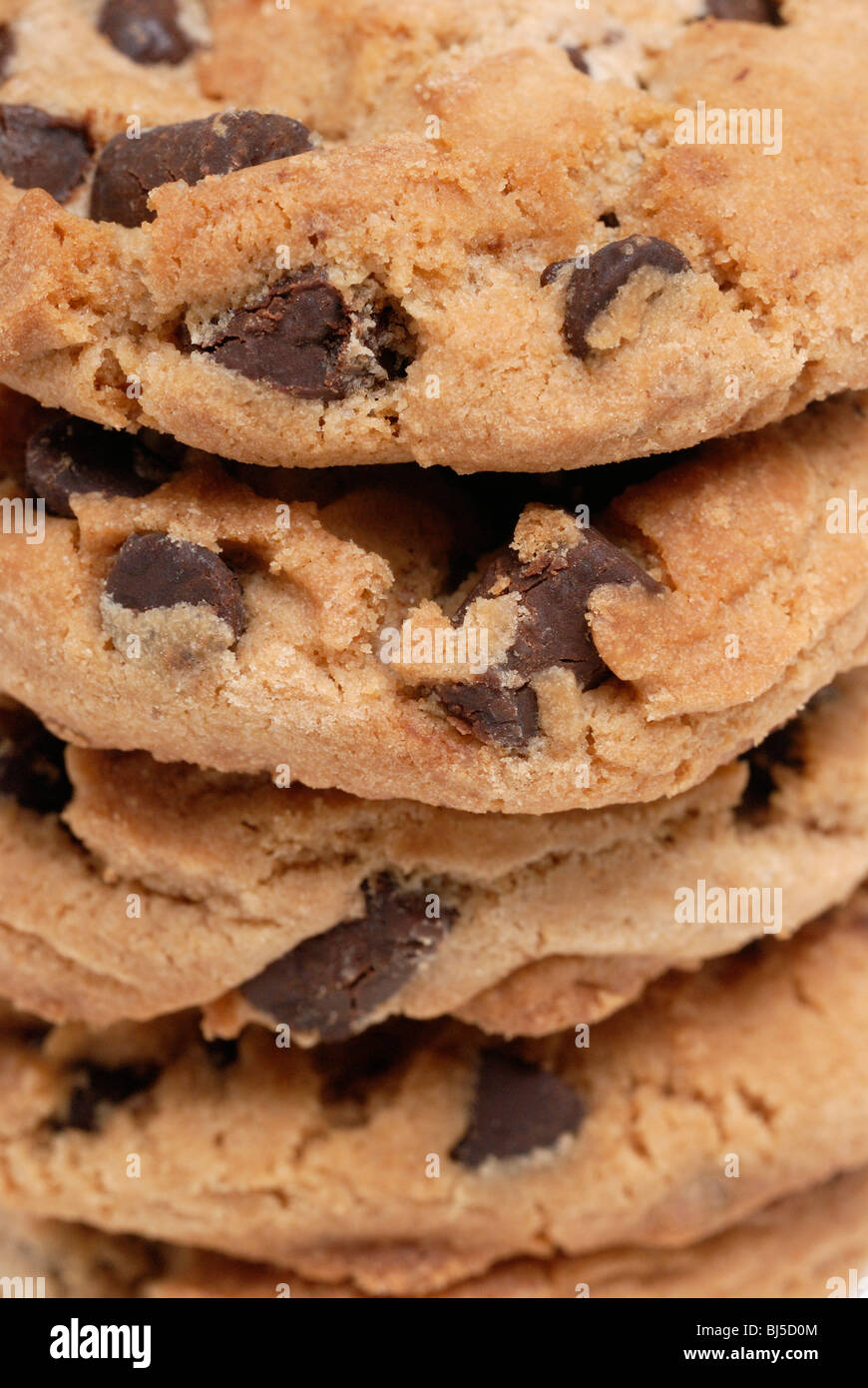 Stack of chocolate chip cookies Stock Photo - Alamy
