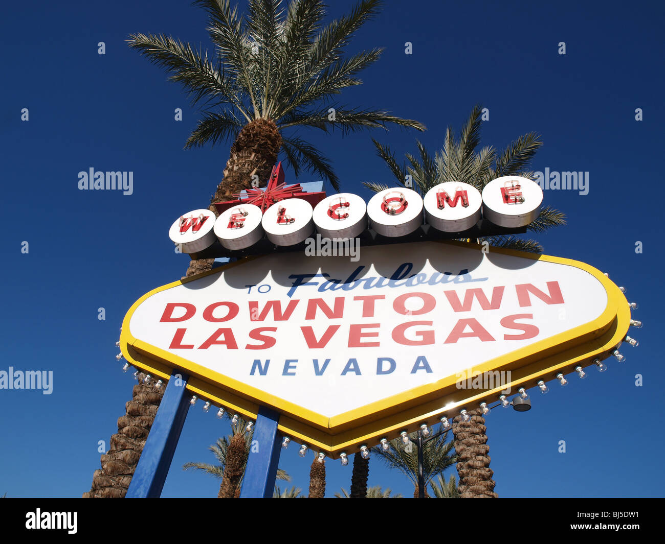 "Downtown Las Vegas" welcome sign. Different variation then the "Las ...