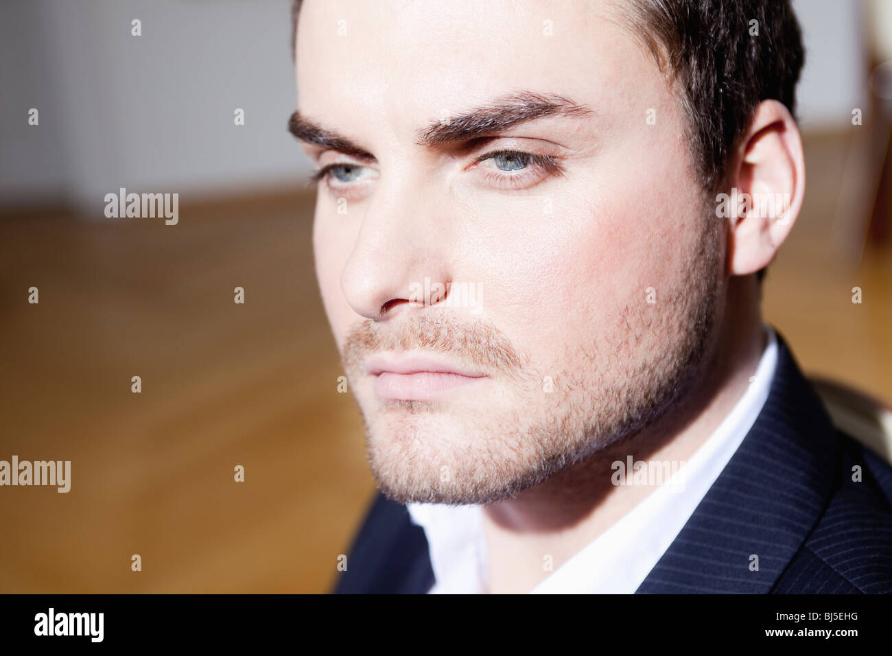 man looking serious Stock Photo - Alamy