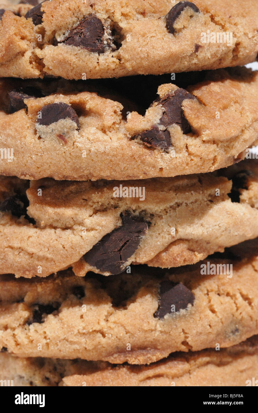 Stack of chocolate chip cookies Stock Photo - Alamy