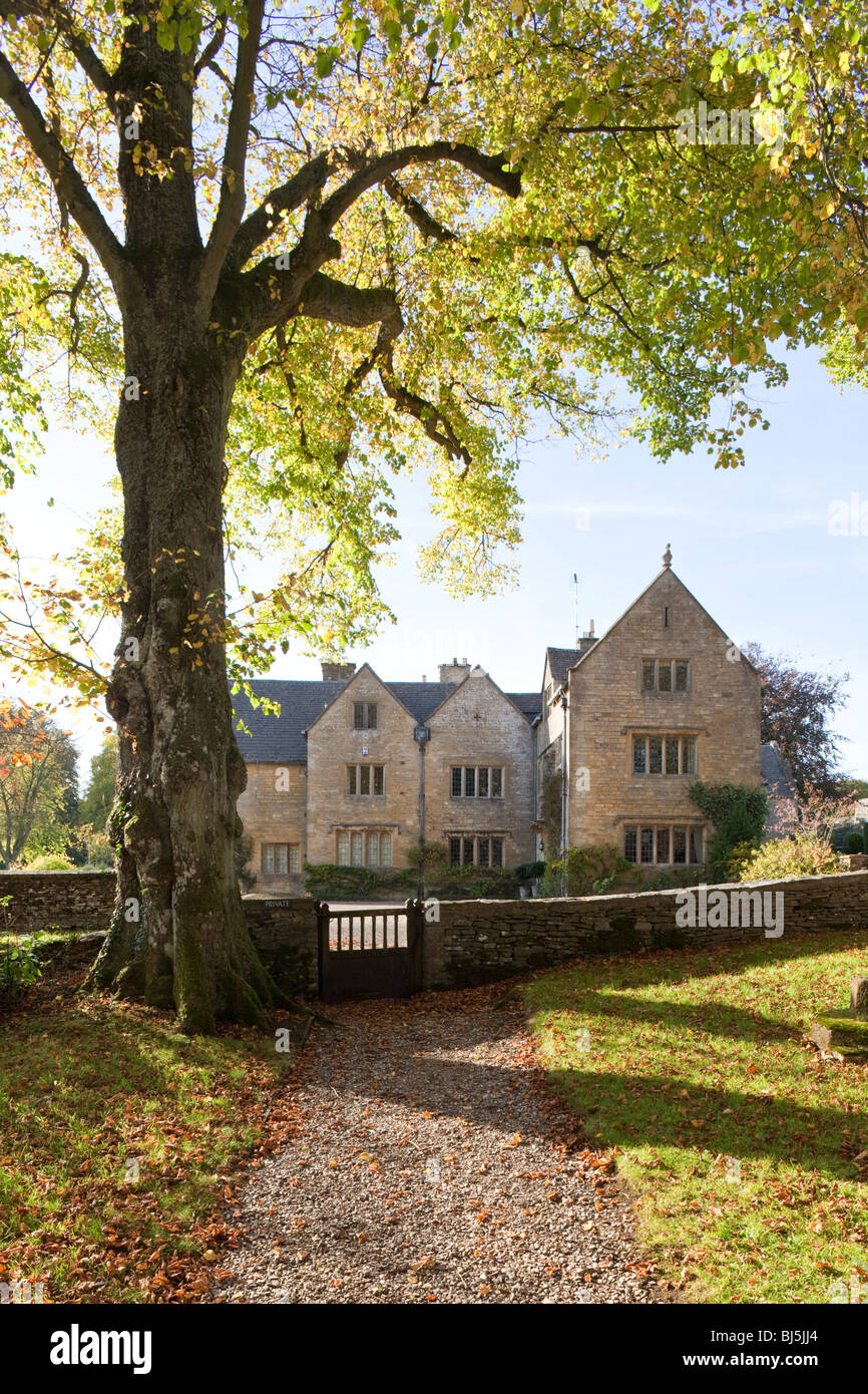 The Manor House in the Cotswold village of Notgrove, Gloucestershire ...