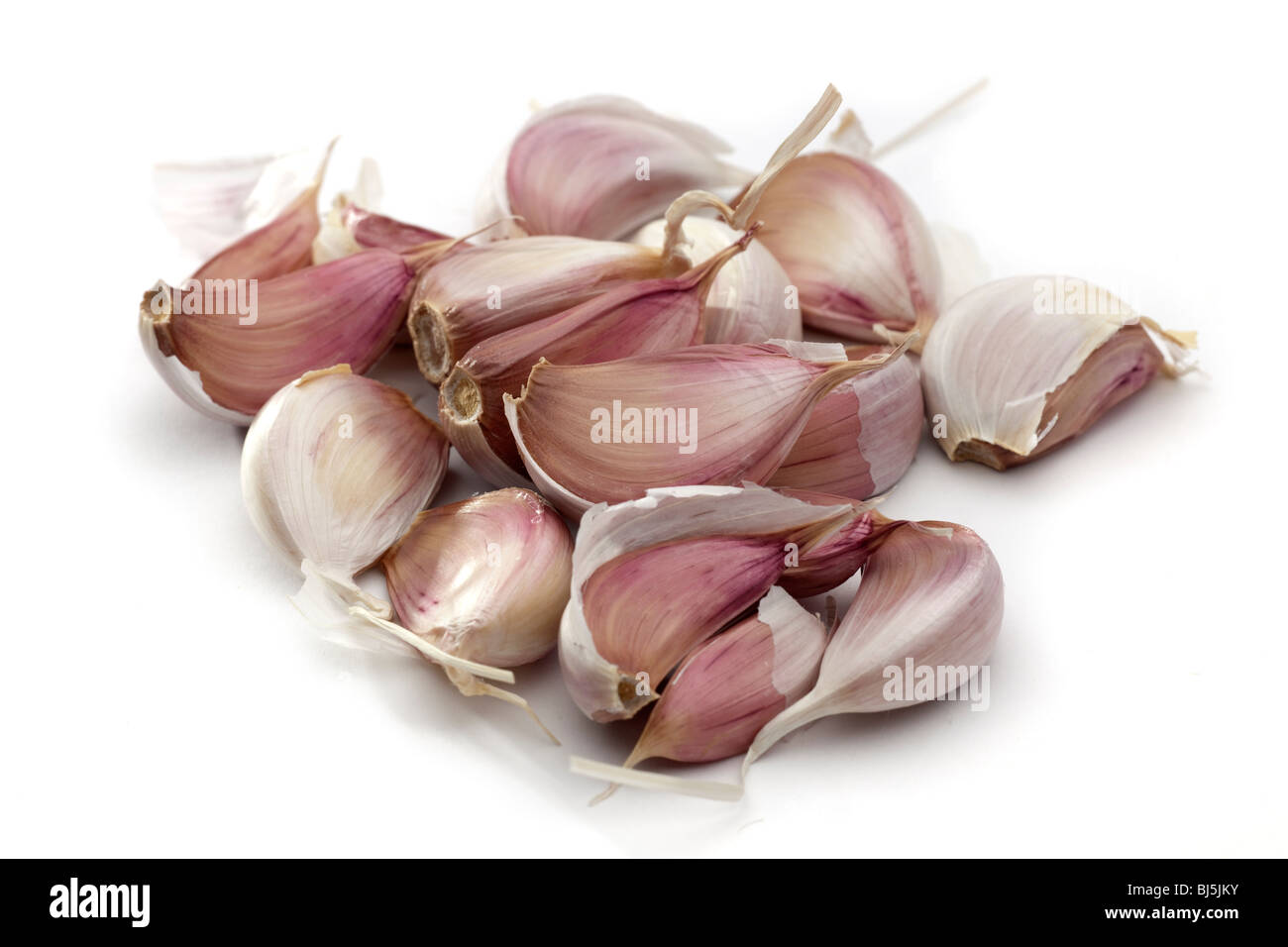 Split garlic Cut Out Stock Images & Pictures - Alamy