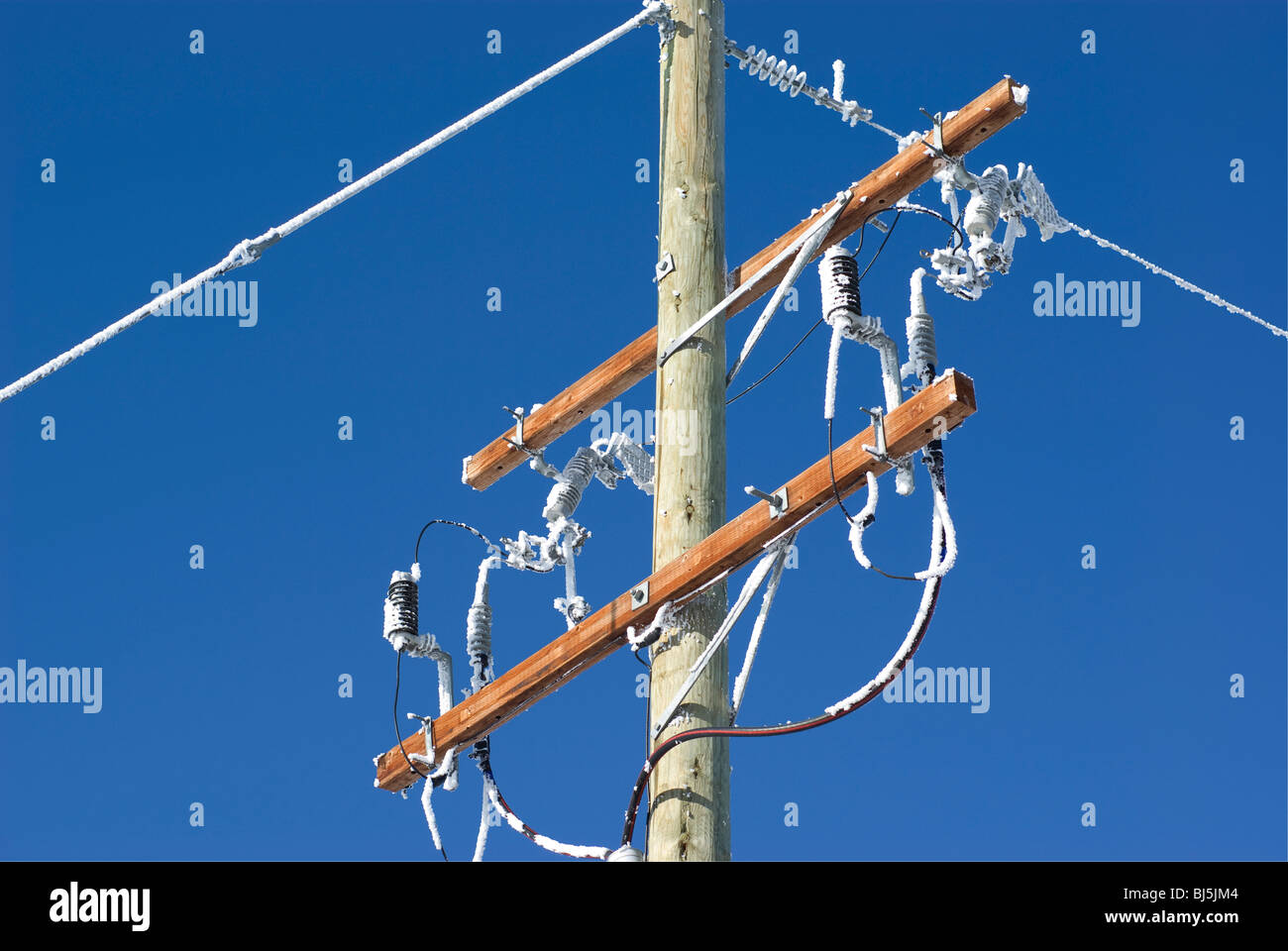 Silhouette of telephone pole hi-res stock photography and images - Alamy