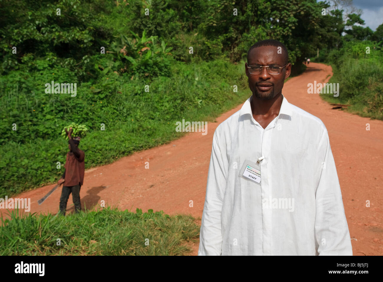 Africa Cameroon Mamfe Younger Men Stock Photo - Alamy