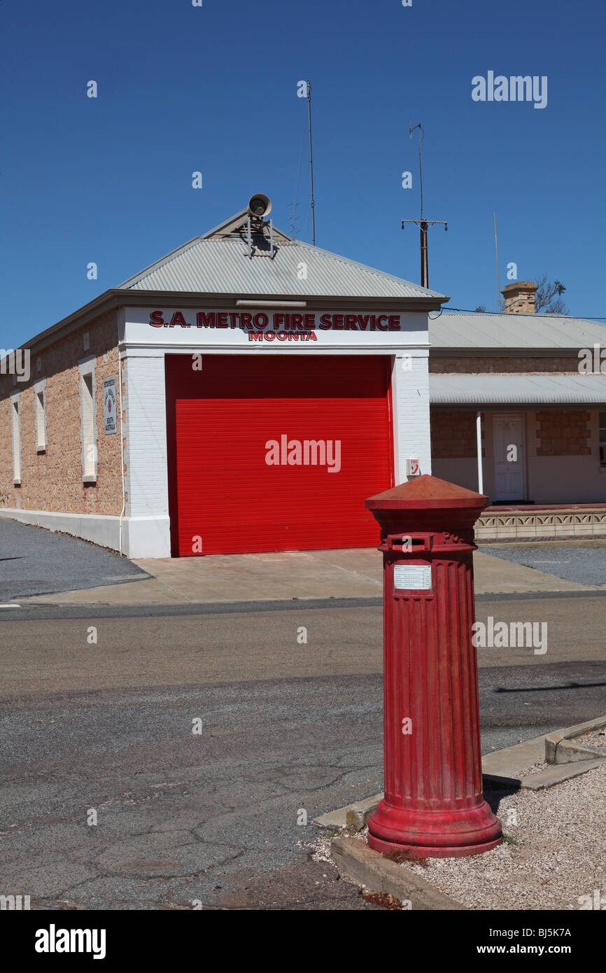 SA Metro Fire Station-Moonta-South Australia Stock Photo - Alamy