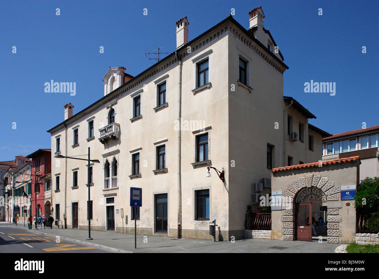 Koper,old town,typical houses,Slovenia Stock Photo - Alamy