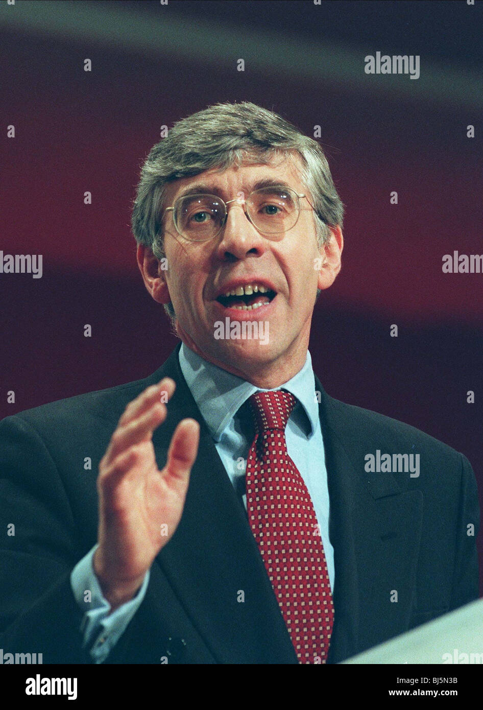 JACK STRAW MP SHADOW HOME MINISTER 14 October 1996 Stock Photo - Alamy