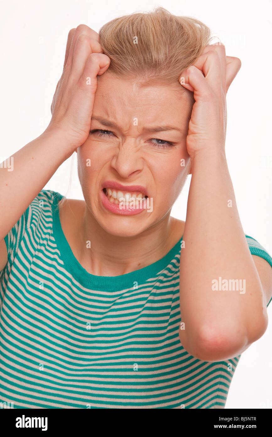 Furiously screaming hi-res stock photography and images - Alamy