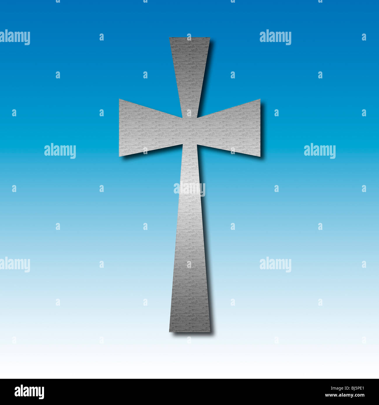 Graphic Illustration of a Crucifix Stock Photo - Alamy