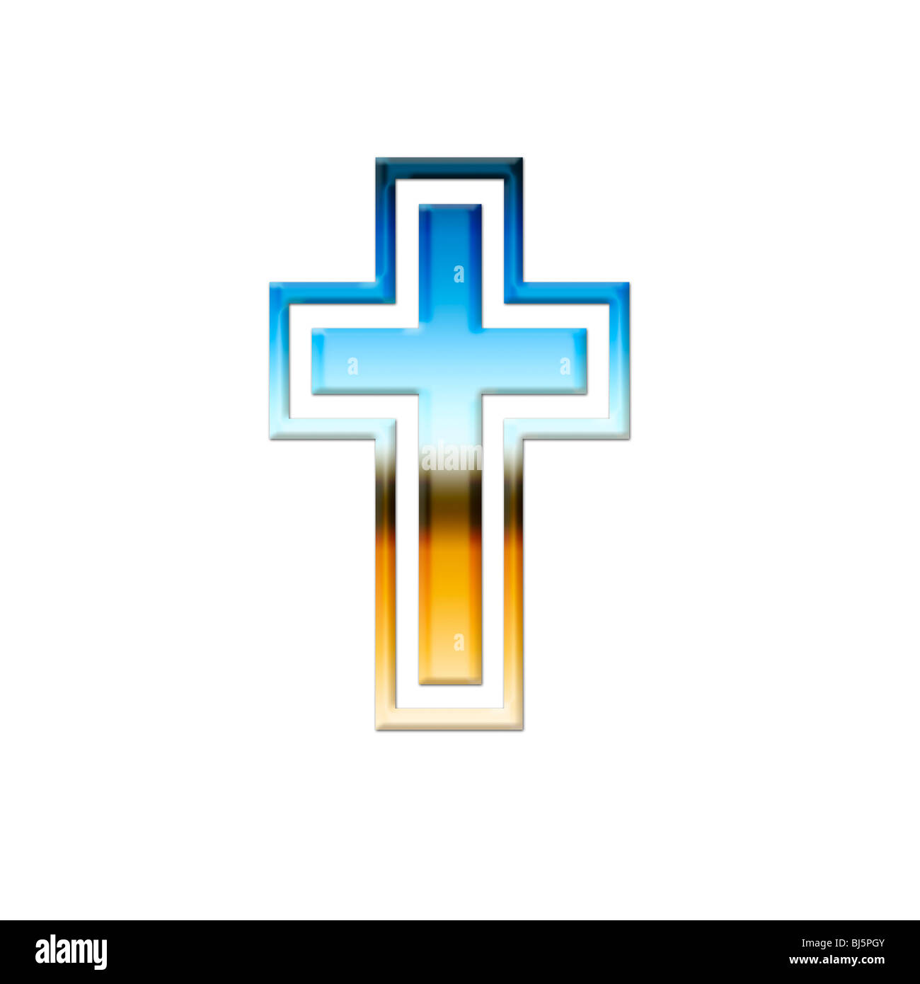 Graphic Illustration of a Crucifix Stock Photo - Alamy