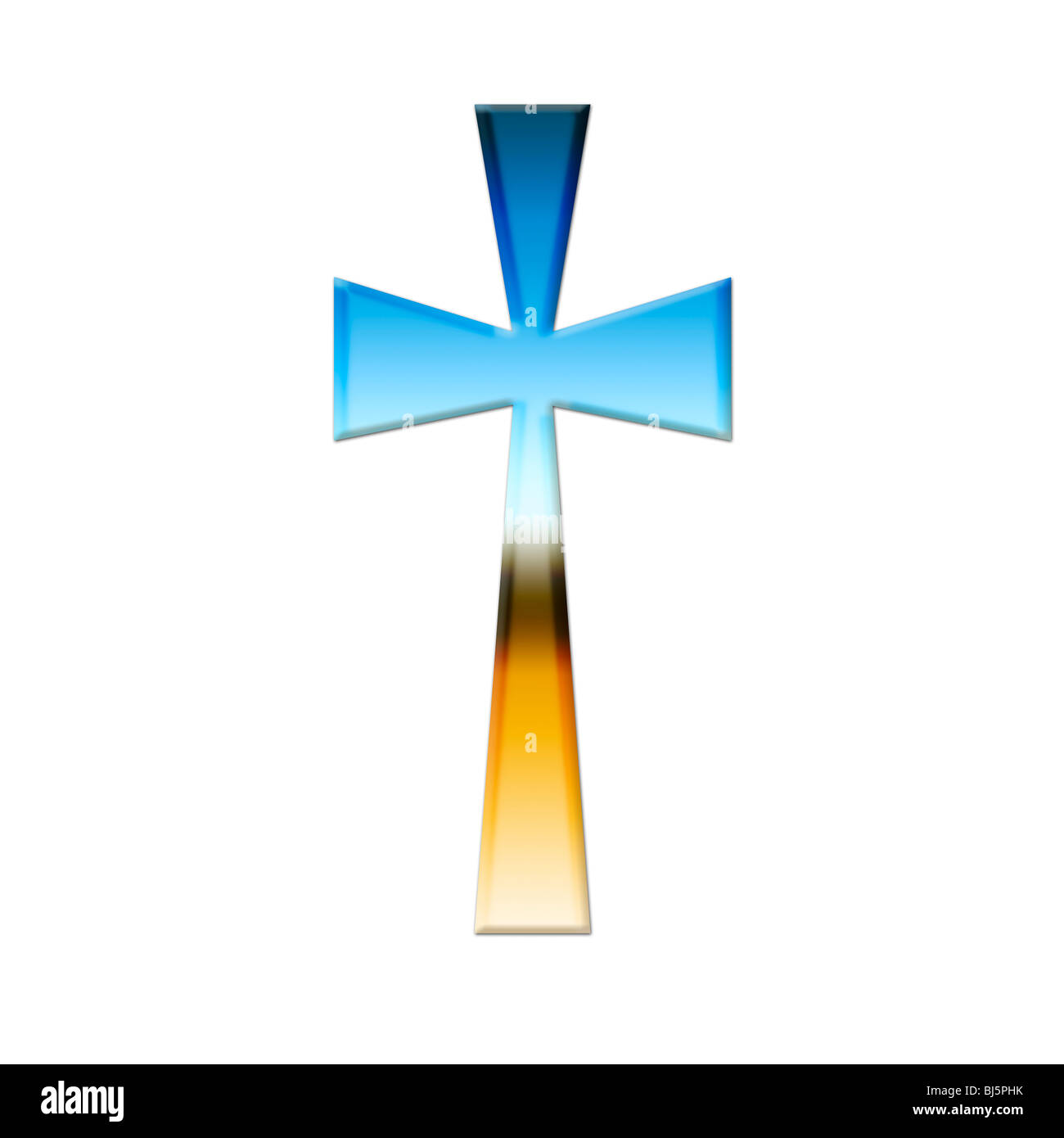 Graphic Illustration of a Crucifix Stock Photo - Alamy