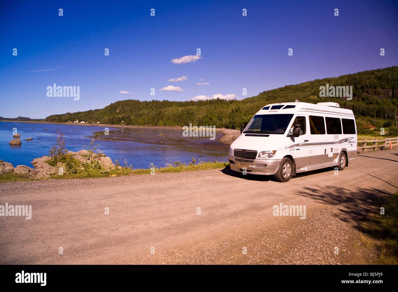 Parc National du Bic, on the St. Lawrence River just west of Rimouski ...