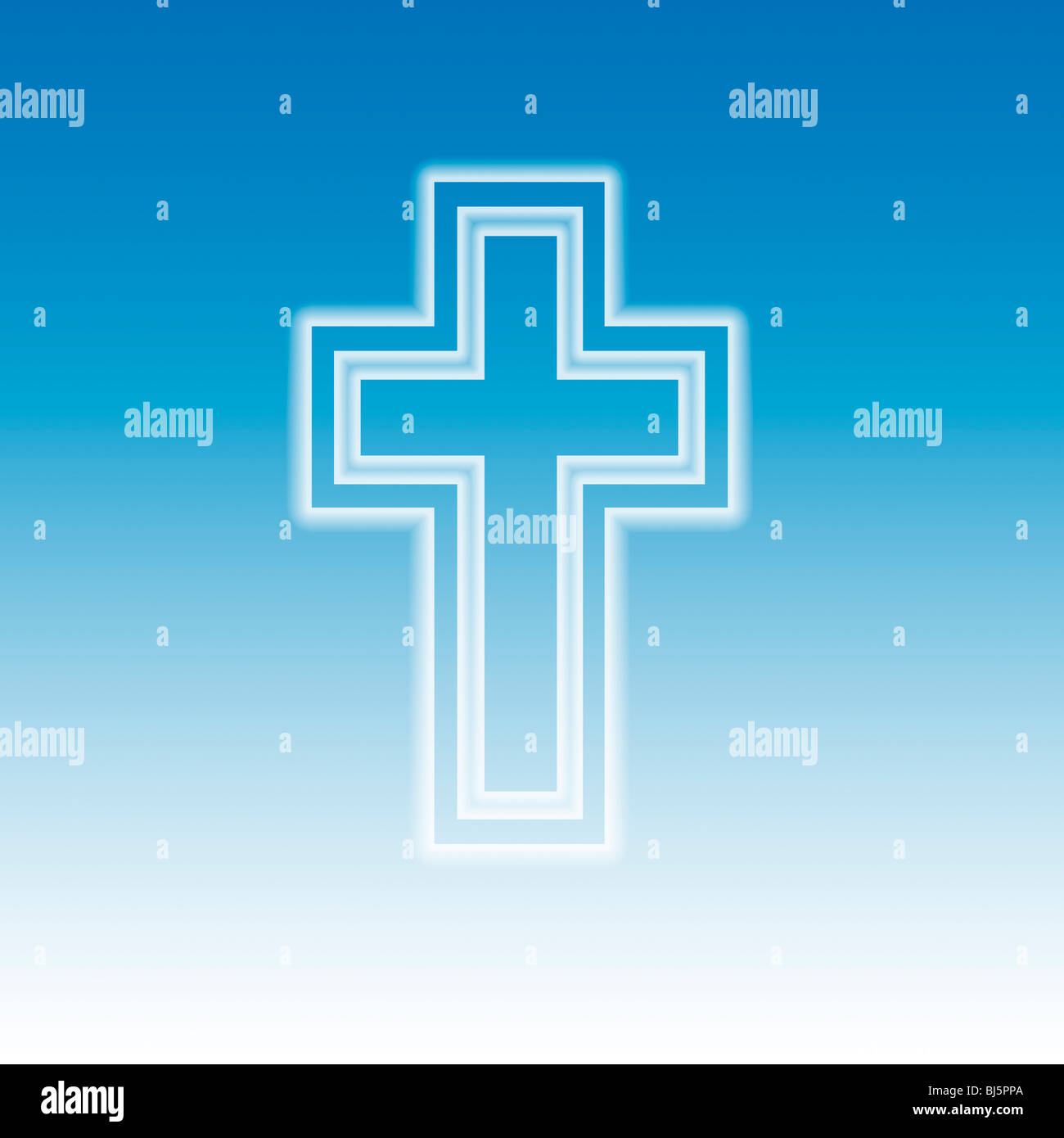 Graphic Illustration of a Crucifix Stock Photo - Alamy