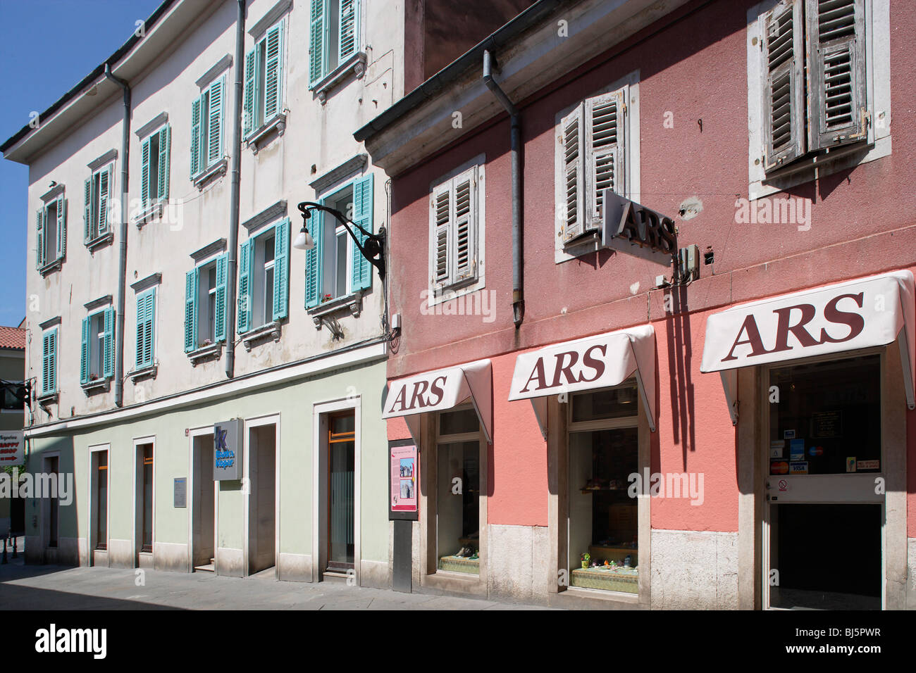 Koper,old town,typical houses,Slovenia Stock Photo - Alamy