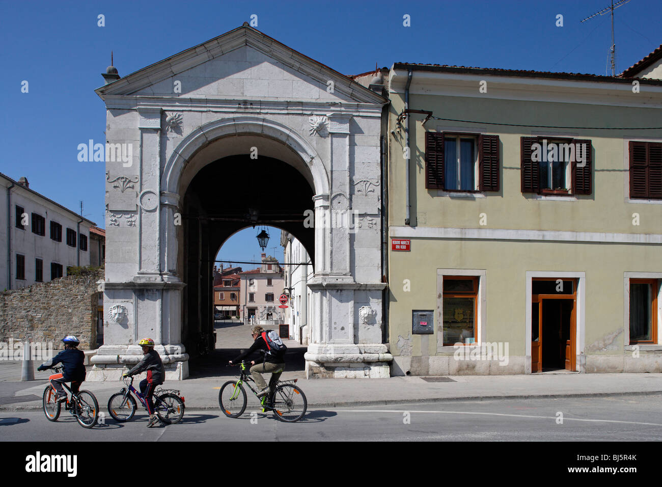 Koper,Muda Gate,(Triumphal Arch),Slovenia Stock Photo - Alamy