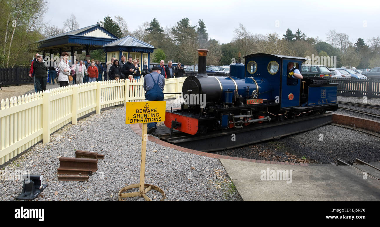 exbury railway turntable for steam engines Stock Photo - Alamy