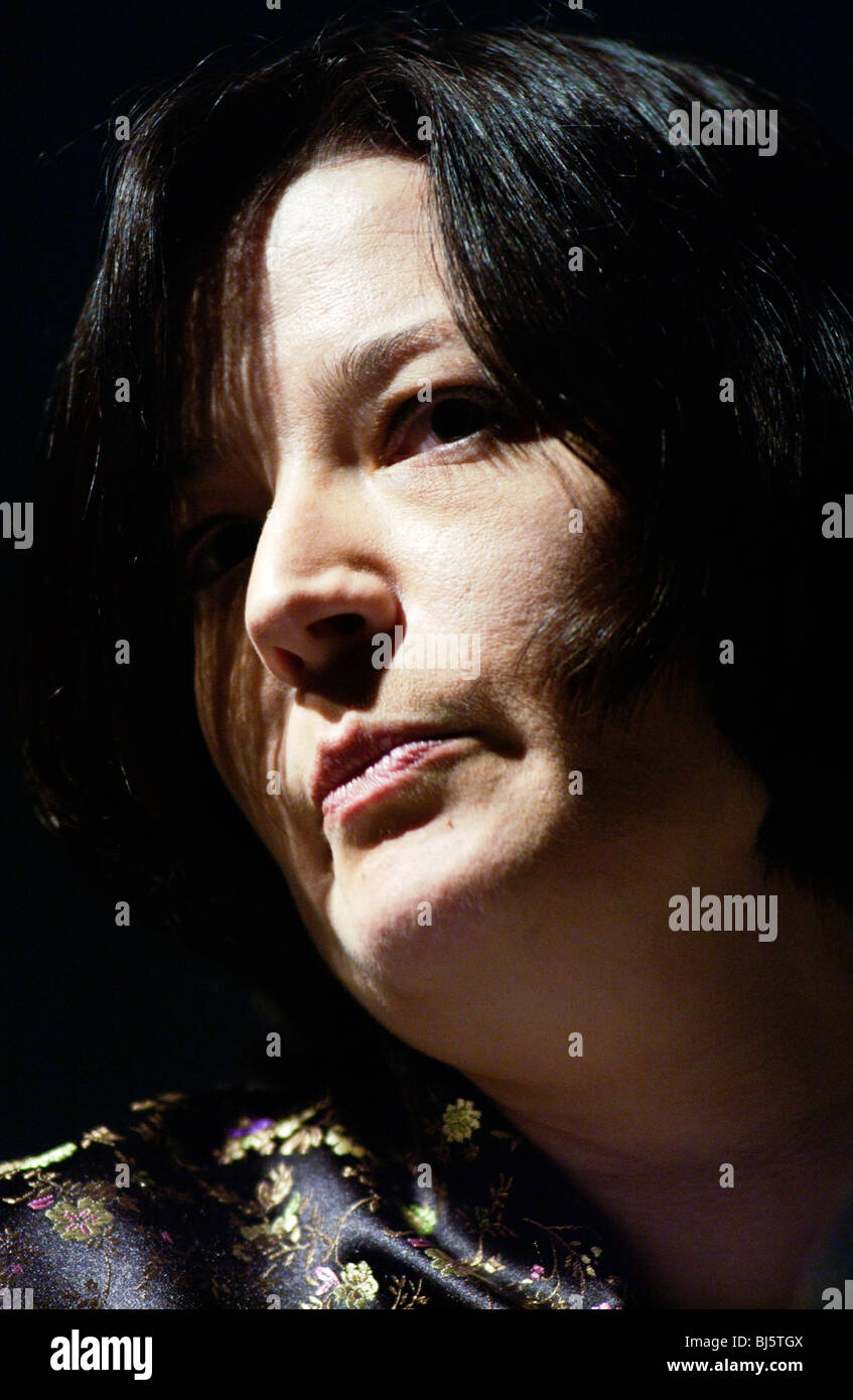 Sian Busby novelist pictured at Hay Festival 2003 Stock Photo - Alamy