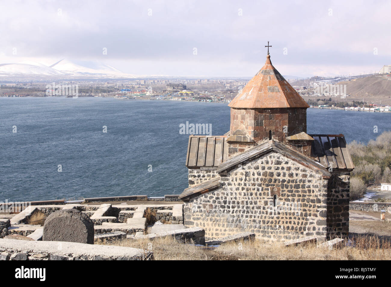 Sevanavank, historic Armenian church above Sevan Lake, Armenia, Asia Stock Photo - Alamy