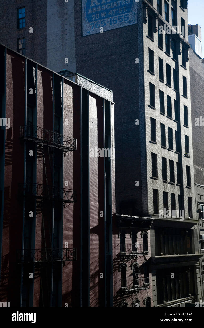 Buildings in the early morning, New York City, USA Stock Photo - Alamy