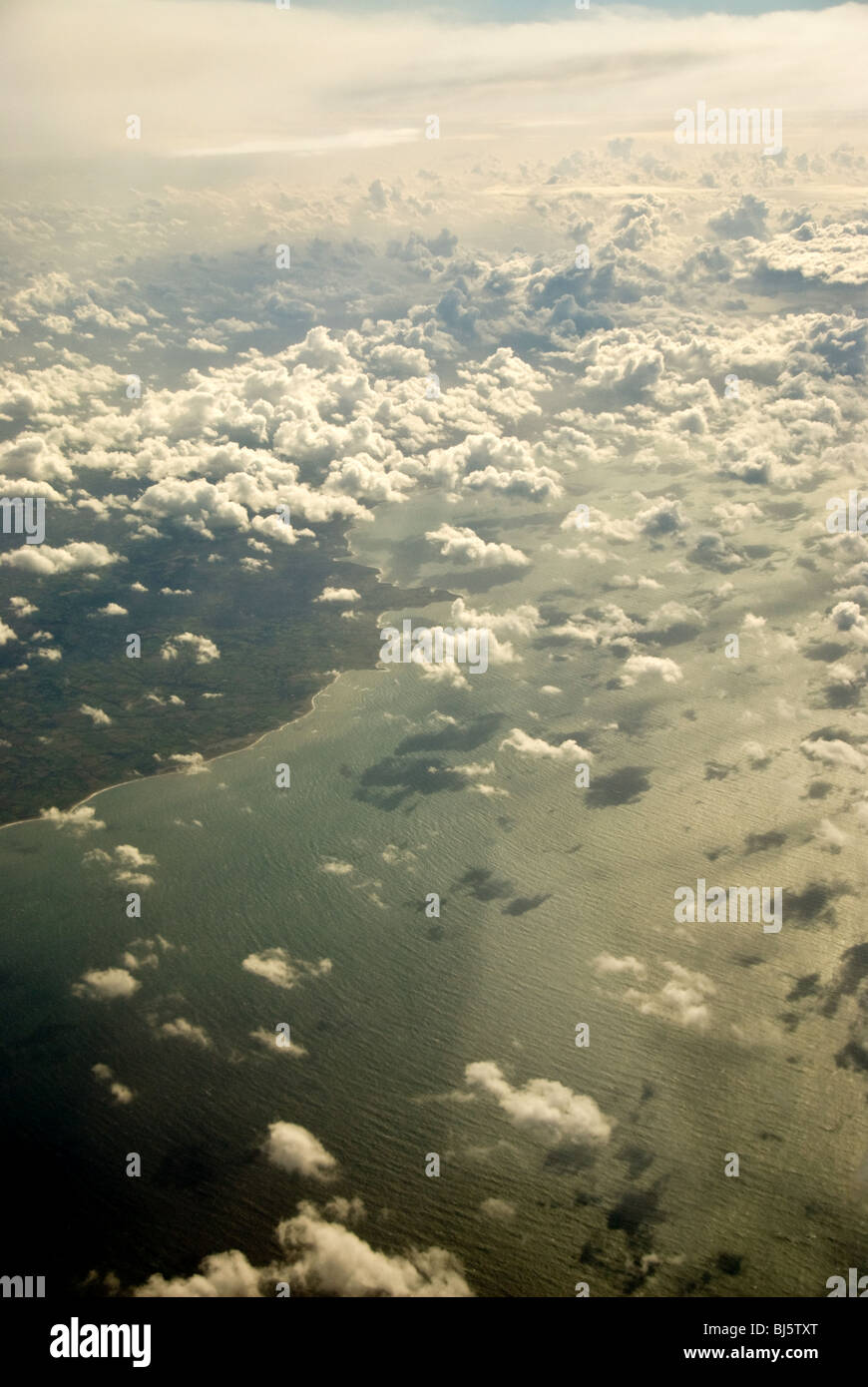 Aerial view of the French coast Stock Photo - Alamy