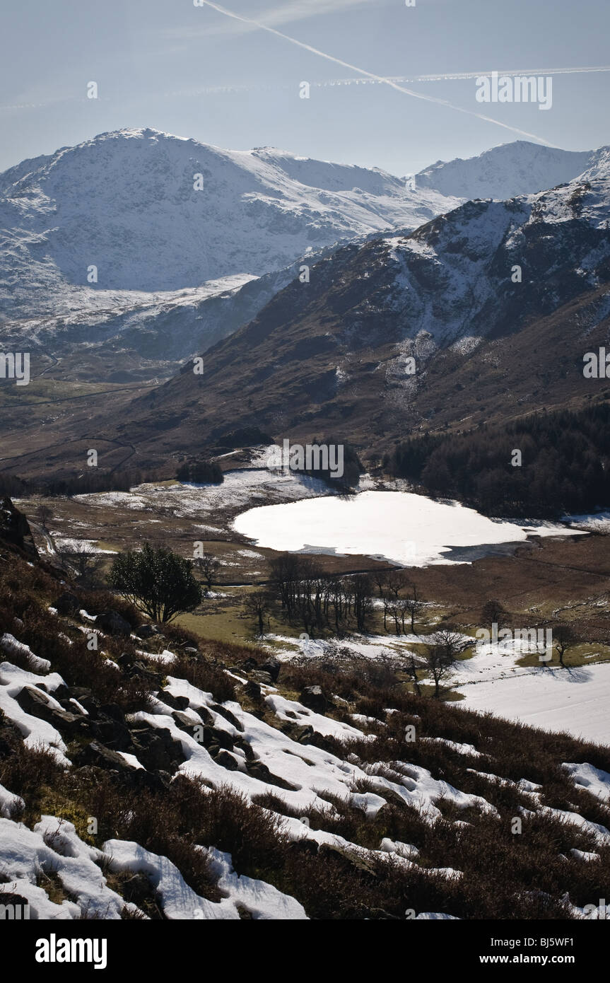 Blea Tarn, Views on circular walk from Elterwater, near Ambleside up ...