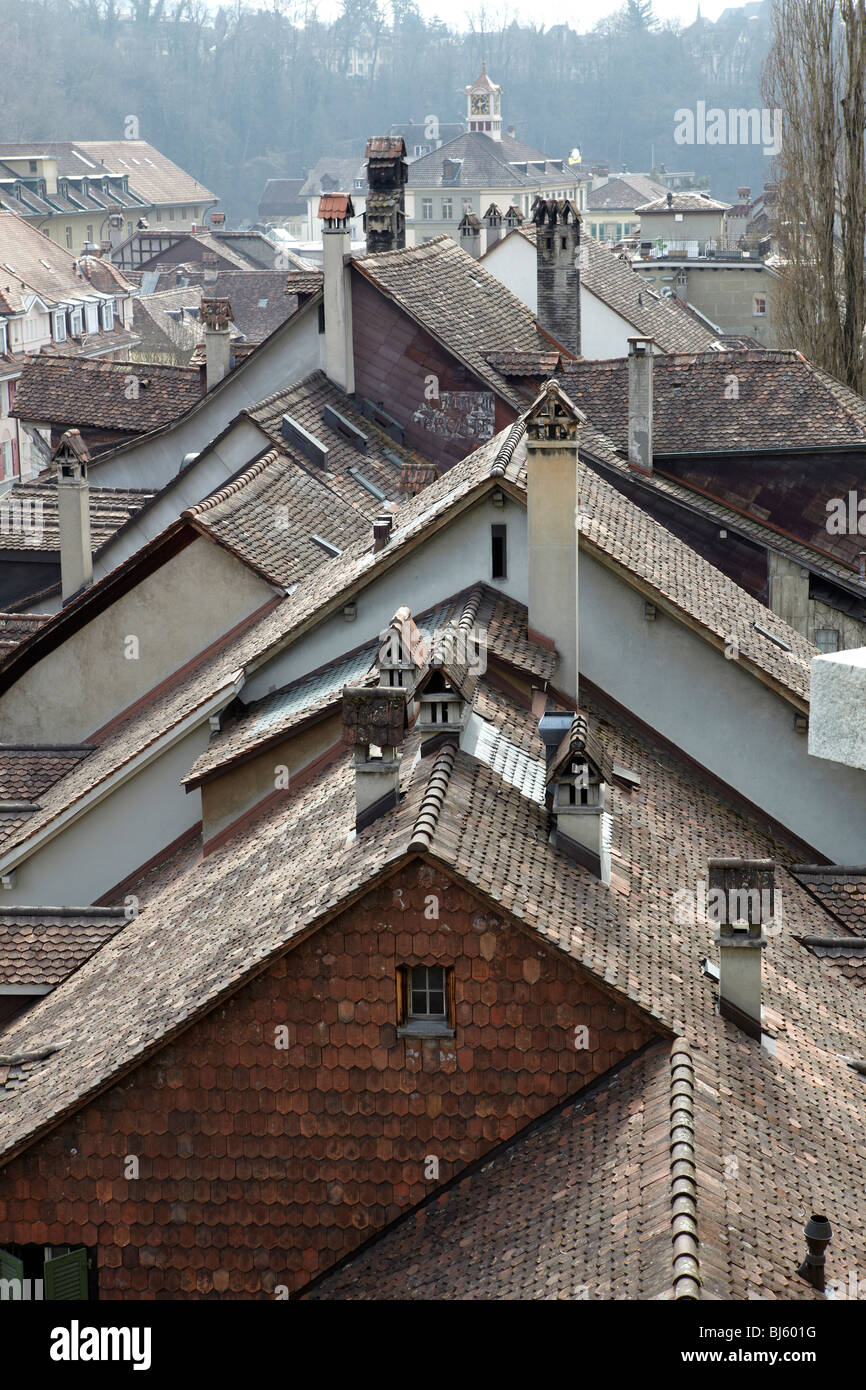 Rooftops in Bern, Switzerland Stock Photo - Alamy
