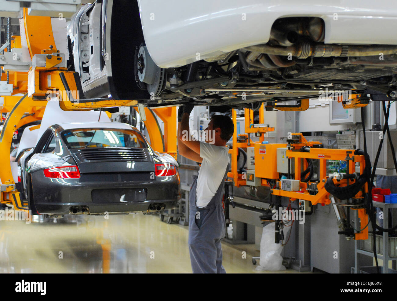 Manufacturing of Porsche Carrera, Stuttgart, Germany Stock Photo - Alamy
