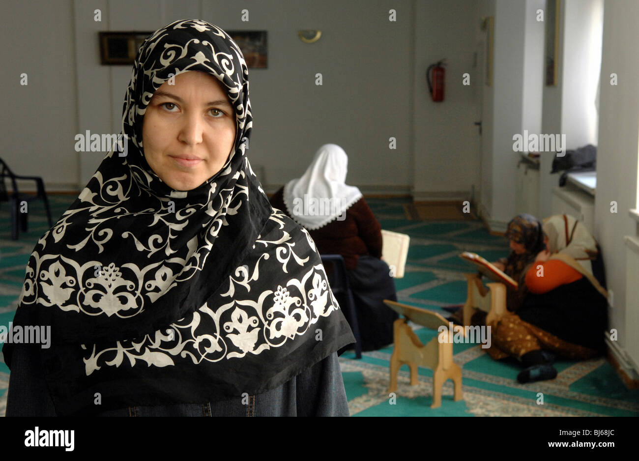 Female Imam Hatice Tekin, Berlin, Germany Stock Photo - Alamy