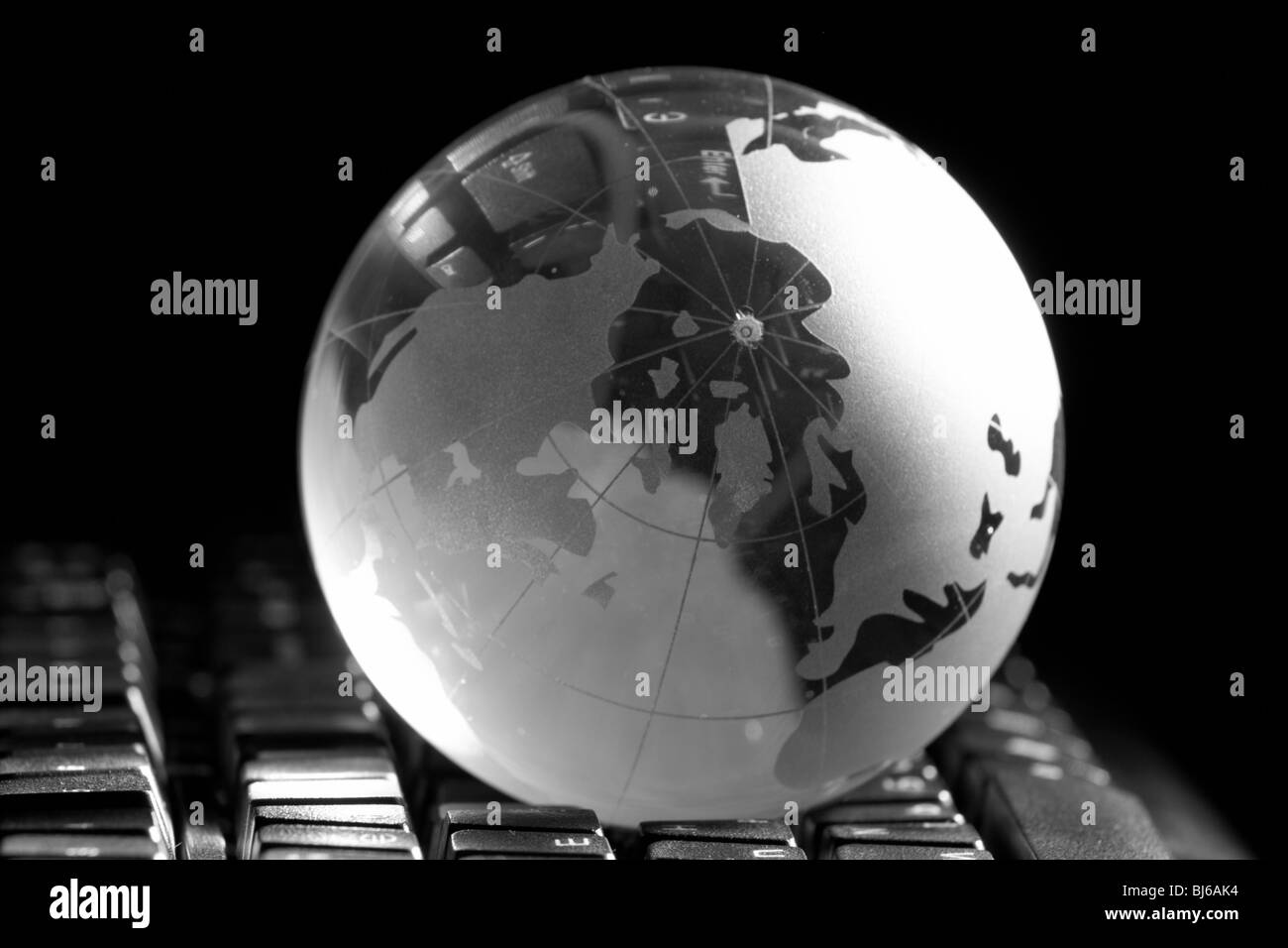 World map keyboard Black and White Stock Photos & Images - Alamy