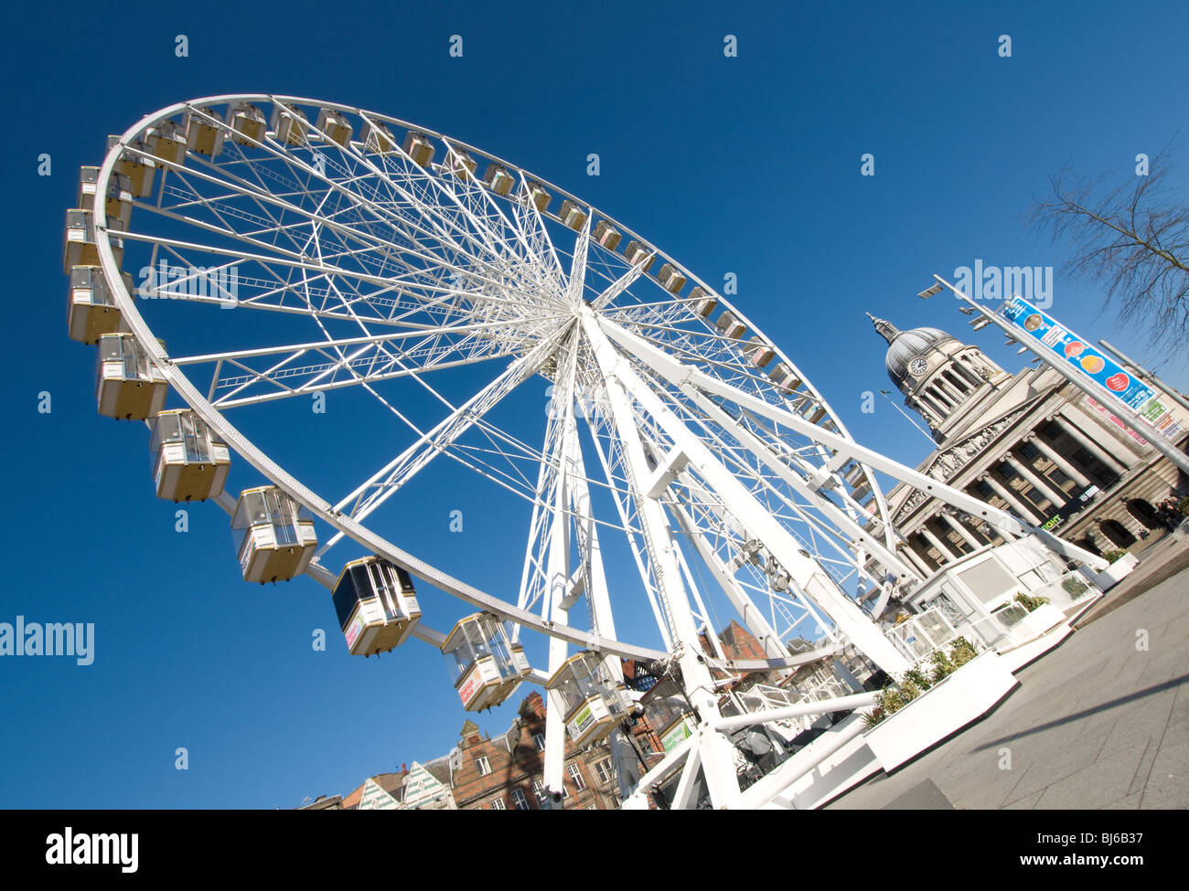 Nottingham Eye in the Market Square Stock Photo - Alamy