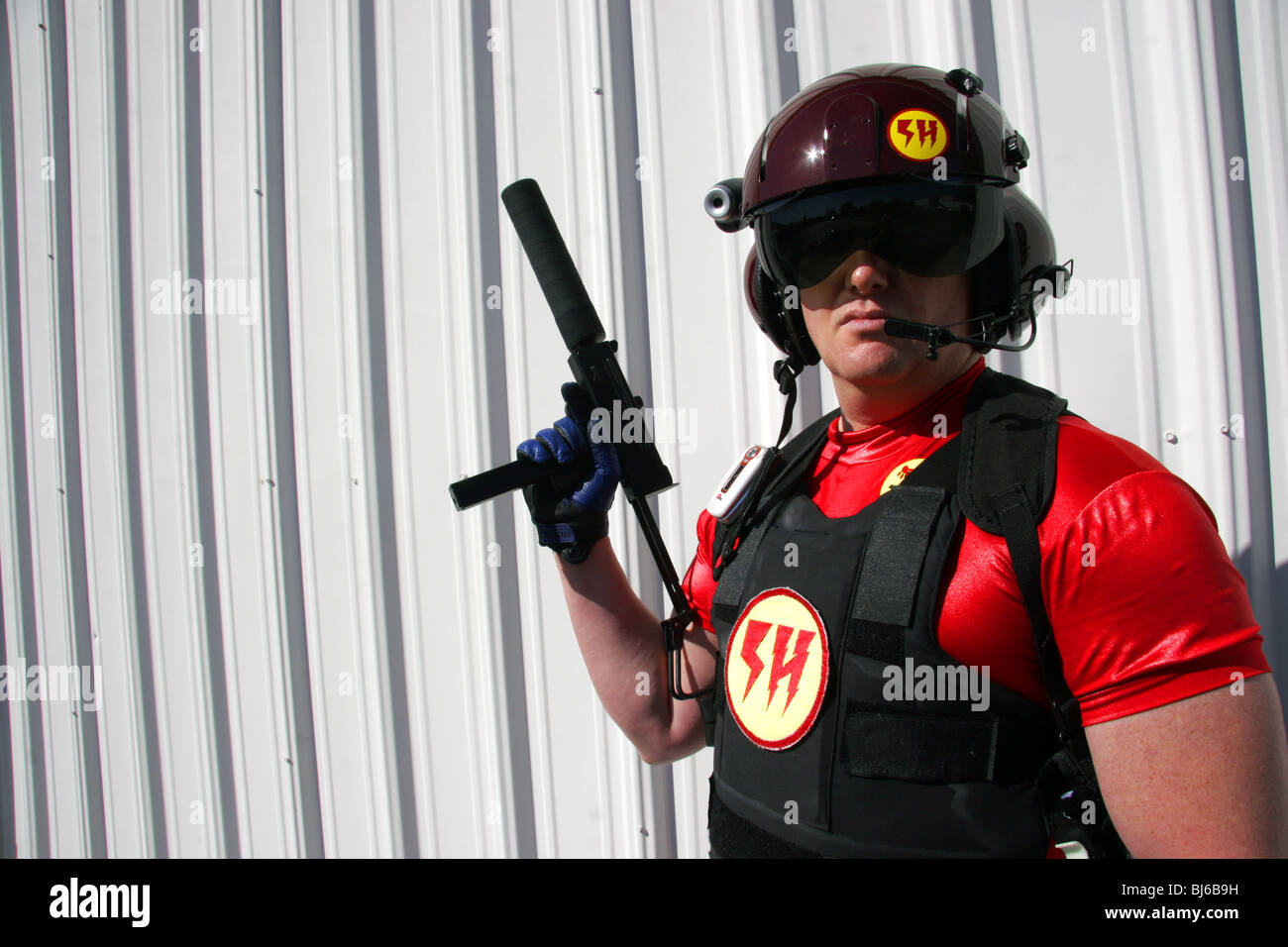 Superhero, a Real Life Superhero based in Clearwater Florida Stock ...