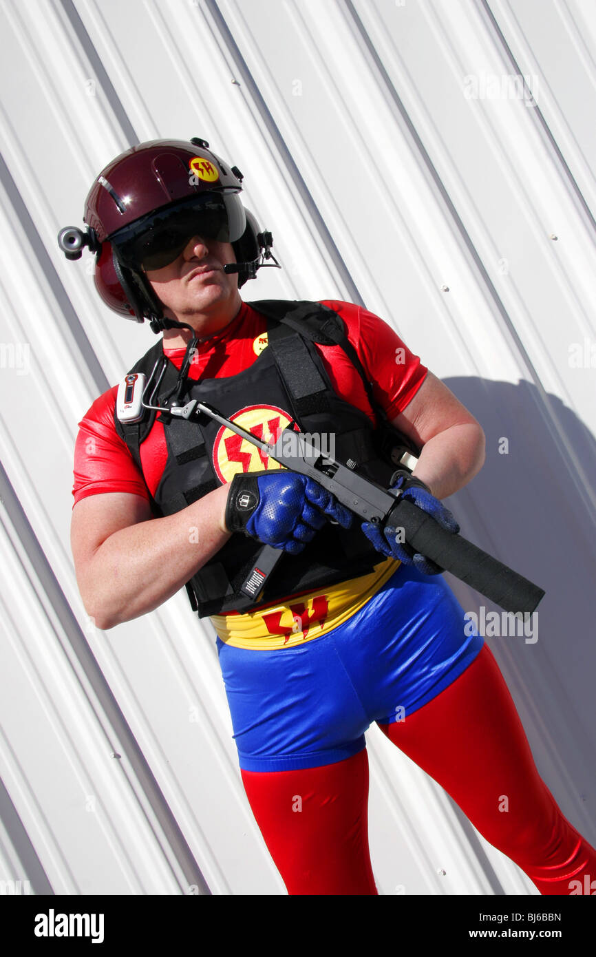 Superhero, a Real Life Superhero based in Clearwater Florida Stock ...